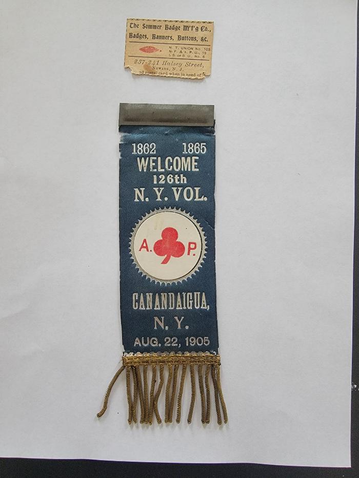 Lowell Area Historical Museum Collection : Object : ribbon ...